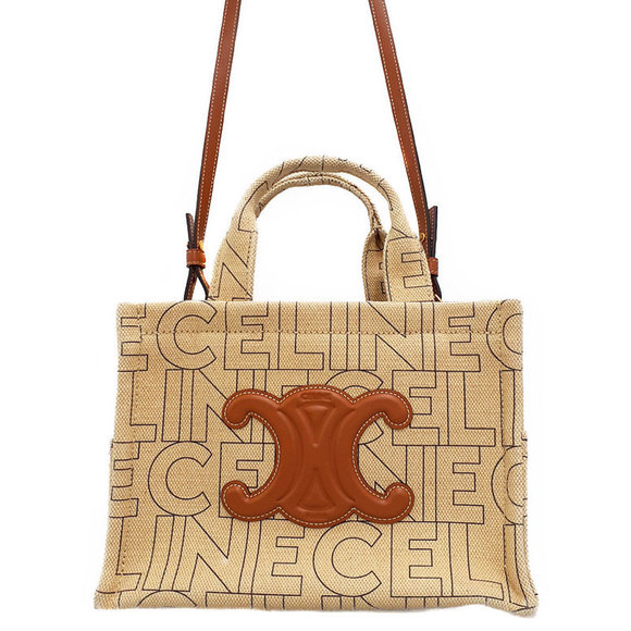 Celine | Bags | Celine Triomphe Hippo Tice 2way Beige Brown | Poshmark